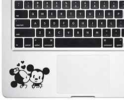 Trackpad Minnie Kissing Mickey Apple Macbook Decal Vinyl Sticker Apple ...