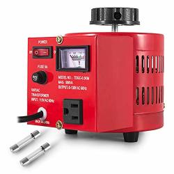 VEVOR 500VA Variac Transformer Max 5 Amp Variac Variable Transformer 0 130 Volt Output Variable ...
