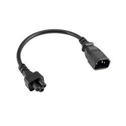 Toptekits C14 To C5 Power Plug Cable Iec 320 C14 Male To C5 Female ...