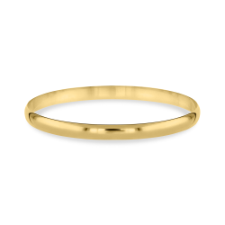 Deals on Yellow Gold Women's C-shaped 6MM Bangle | Compare Prices ...
