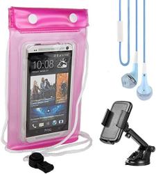 Waterproof Seal Case Car Mount Headphone For LG Q7 Aristo 2 Sharp Aquos ...