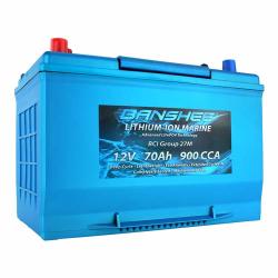 Deals on Deep Cycle Lithium Ion Marine Battery Group 27 Dual Terminal ...