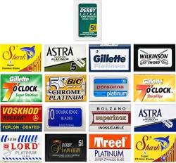 Razor Blades Club 100 Excellent Quality Double Edge Razor Blades ...