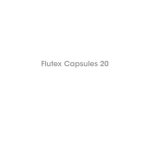 Flutex Capsules 20 Capsules Prices | Shop Deals Online | PriceCheck