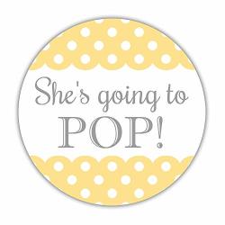 40 Ready To Pop Stickers 2 Inches - Popcorn Favor Labels - About To Pop ...