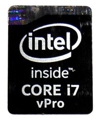 Original Intel Core I7 Vpro Inside Sticker 16 X 21MM 884 Prices | Shop ...