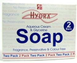 Hydra 2 X 100g Aqueous Cream & Glycerine Soap | Reviews Online | PriceCheck