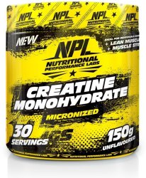 NPL Nutrition Nutritional Performance Labs Creatine Monohydrate - 150G ...