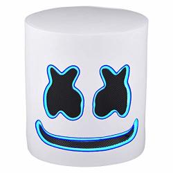 Light Up Marshmallow Novelty LED Helmets Mask Dj Full Head Mask For ...