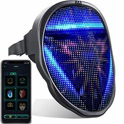 LED Mask With Programmable Bluetooth Face Mask Light Up Mask For ...