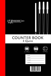 Freedom Stationery 3-quire 288 Page A4 F&m Counter Book 5 Pack ...