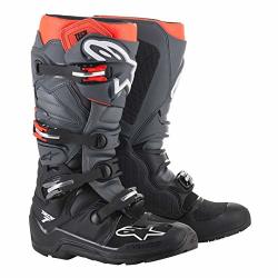 Deals on Alpinestars 2012114-1133-10 Tech 7 Enduro Boots Black grey red ...