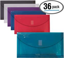 36 Plastic Envelopes Reusable Poly Envelopes NO.10 9.75 X 5.5 Inch ...