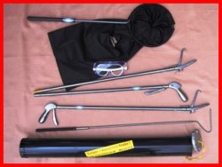 Deals on Snake Handling Set 1.8M Foldable Aluminium Tong 1.0M Tong Hook ...