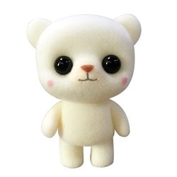 Ronri Cute MINI Bear Doll Animal Flocking Toys For Baby Kids Gifts Car ...