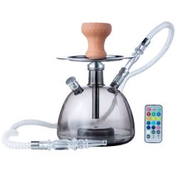 Hookah Shisha Hubbly Bubbly 170059-13 Transparent With LED Light Prices ...