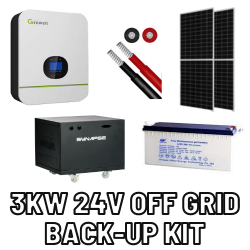 3KW 24V Off Grid Solar Back-up Kit Prices | Shop Deals Online | PriceCheck