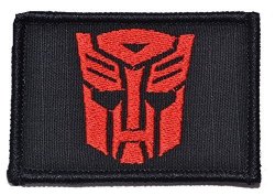 Autobot Emblem Transformers 2X3 Morale Patch - Black With Red | Reviews ...