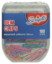 Gem Clips 28MM 100S - Assorted Colours Prices | Shop Deals Online ...
