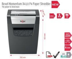 Rexel Momentum X410 R t Paper Shredder Prices | Shop Deals Online ...
